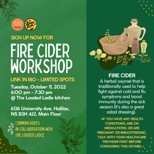Fire Cider Workshop - Common Roots & The Loaded Ladle - Common Roots ...